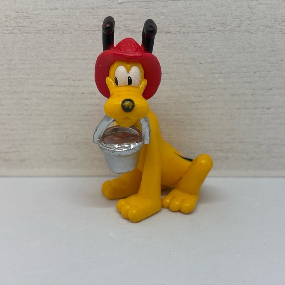 Disney | Toys | Disney Firefighter Pluto 25 Figurecake Topper With Pail ...